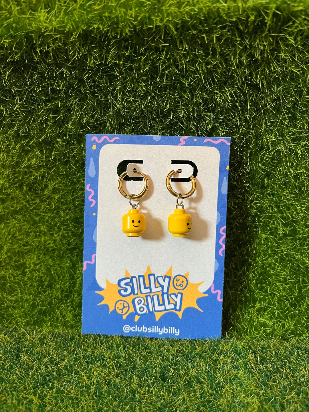 Classic Lego Head Earrings - Etsy