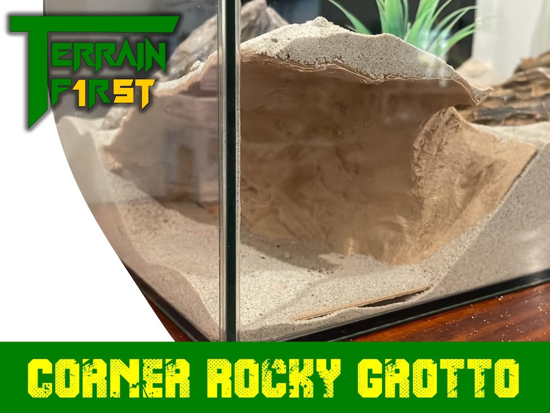 Corner Rocky Grotto Create an Adventure Zone for Your Fish, Shrimp ...