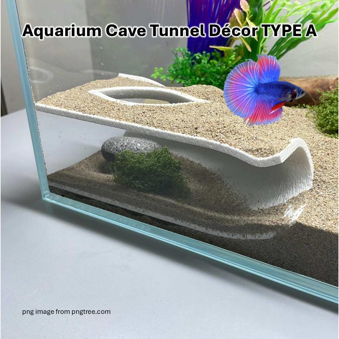 Aquarium Cave Tunnel Decor TYPE A | Create an Adventure Zone for Fish ...