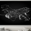 Fighter Jet Wall Art, Fighter Jet Canvas Print, Home & Office ...