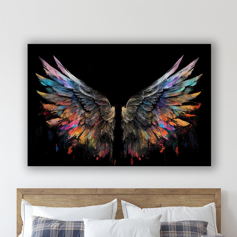 Angel Wings Wall Decor - Etsy