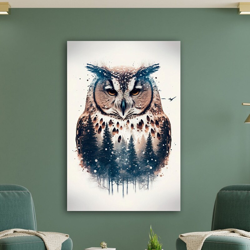Owl Art - Etsy
