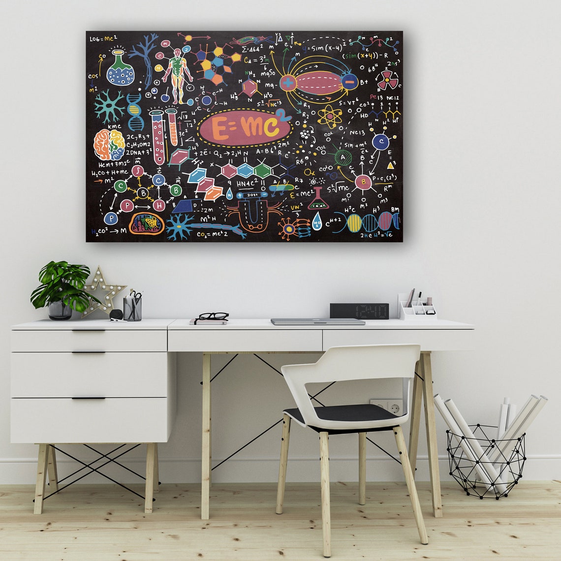 Physics Art, Physics Classroom Wall Decor, Physics Wall Decor, Physics ...