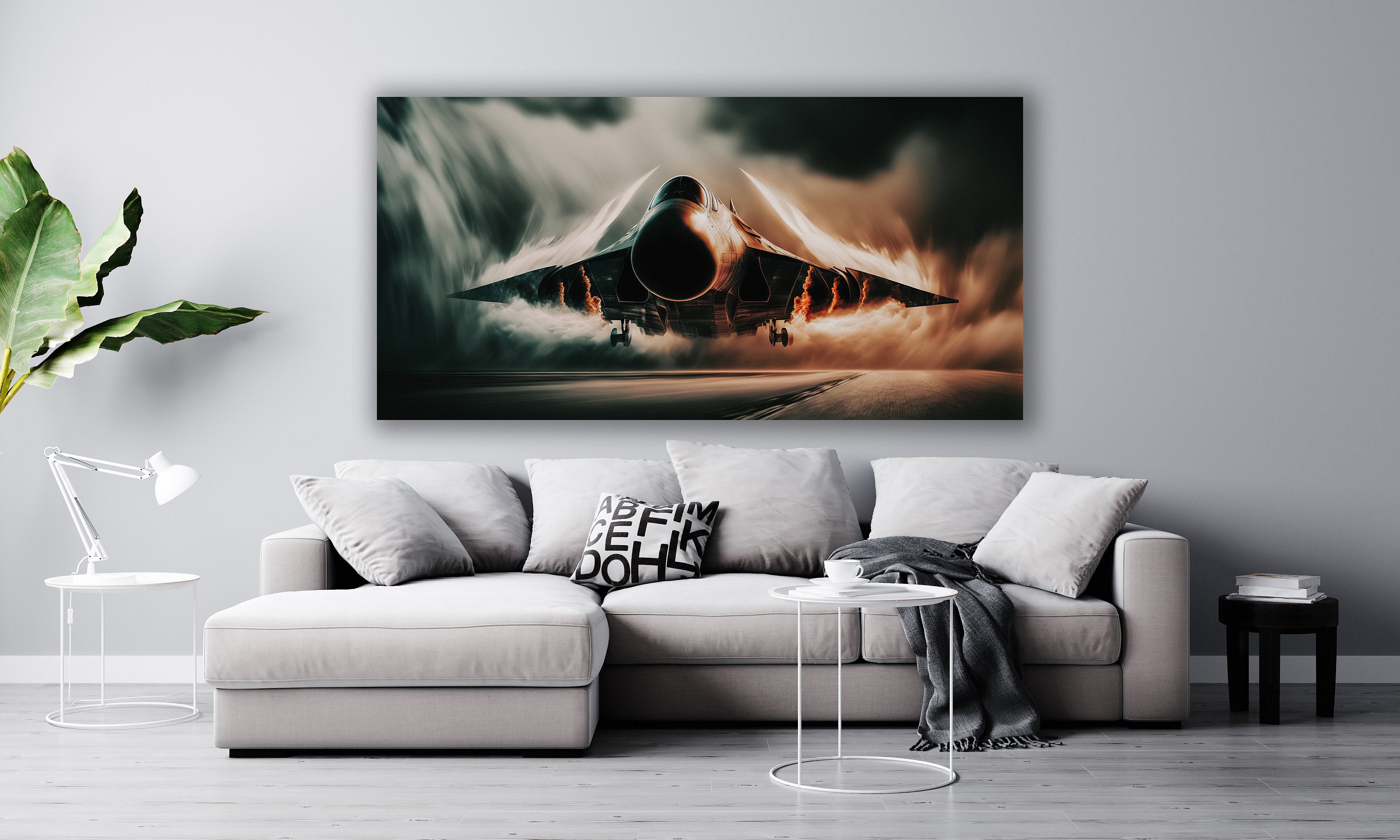Fighter Jet Wall Decor, Military Jet Canvas Print, Fighter Jet Wall Art ...
