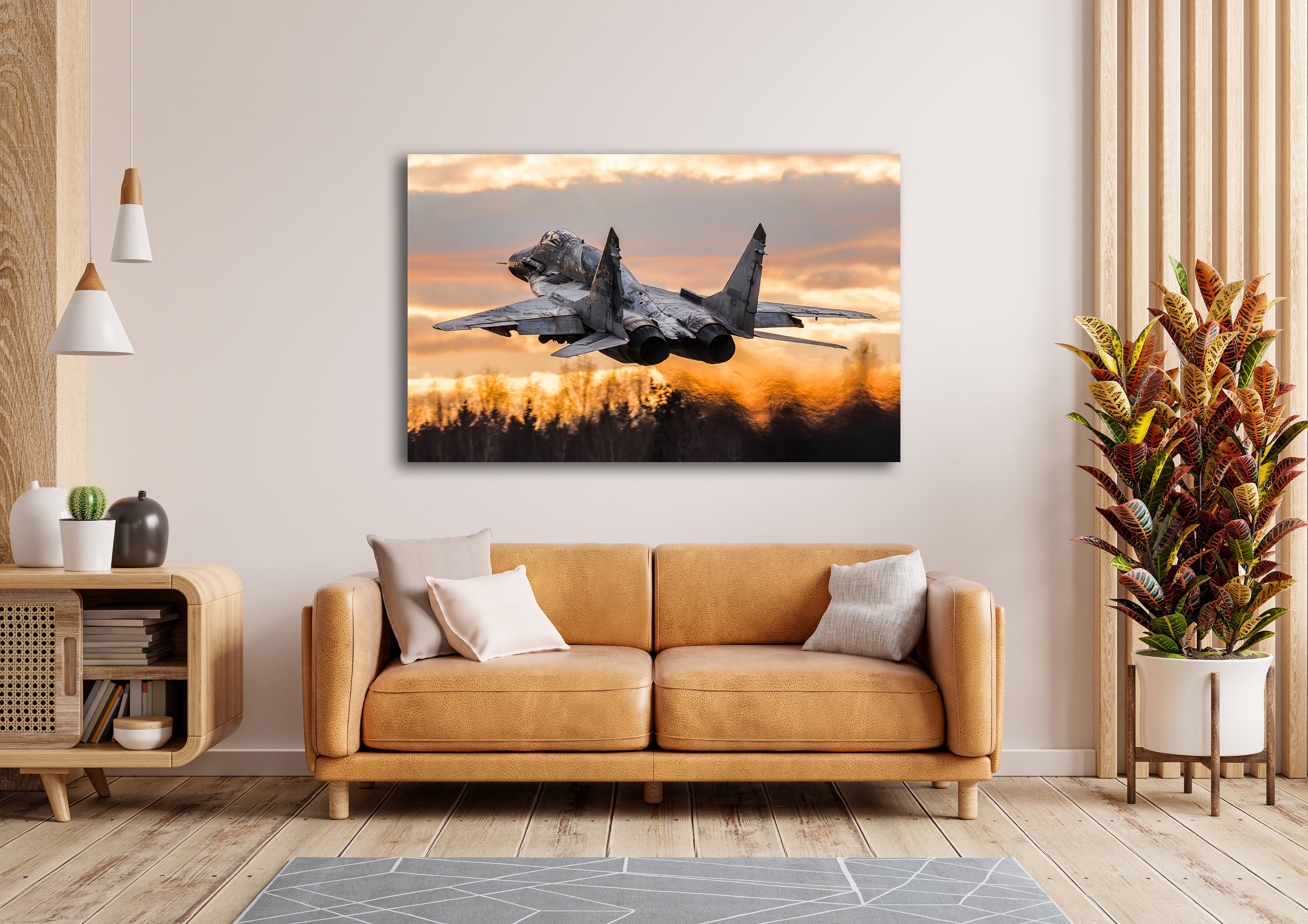 Fighter Jet Wall Art, Fighter Jet Canvas Print, Home & Office ...