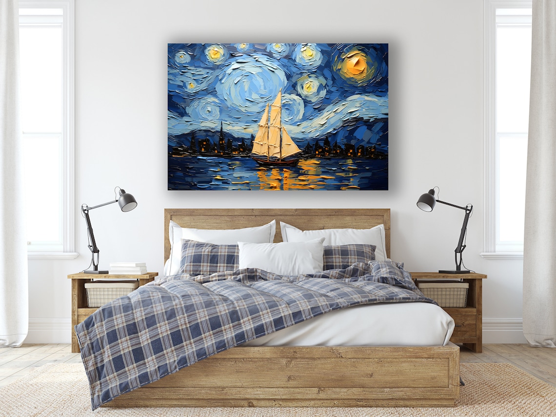 Vincent Van Gogh, Wall Decor, Home Decor, Office Home Decor, Fine Art ...