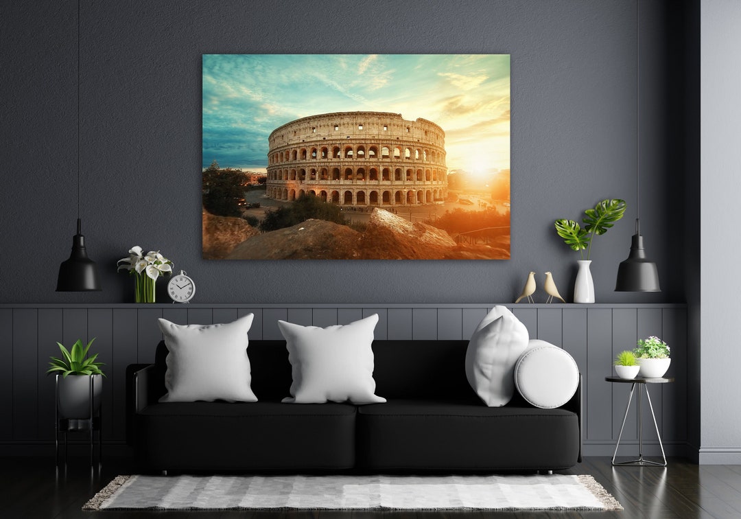 Colosseum Wall Decor, Famous Architecture Wall Print, Landscape Wall ...