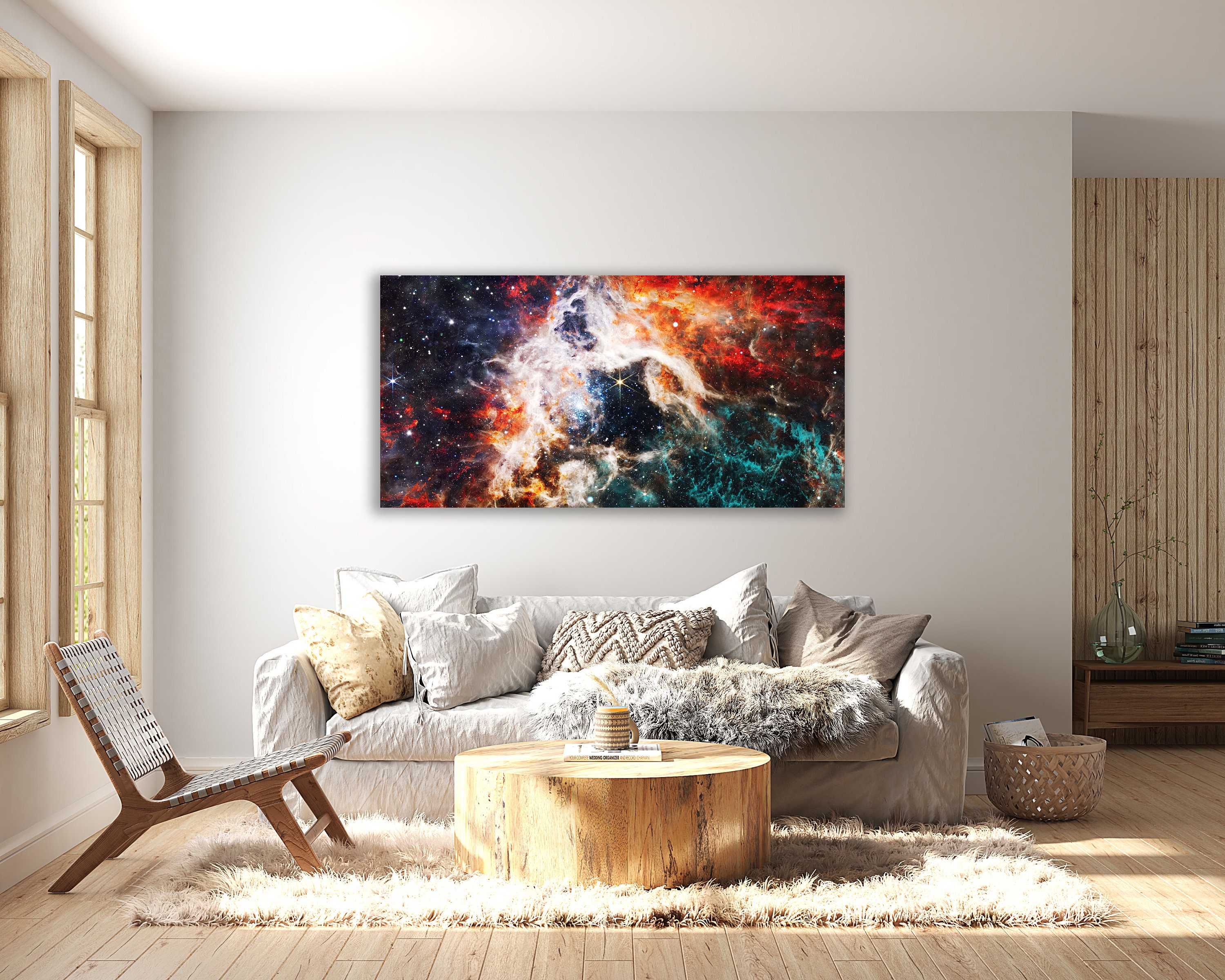 Tarantula Nebula Wall Decor, Nasa Webb Wall Art, Cosmic Cliffs & Stars ...