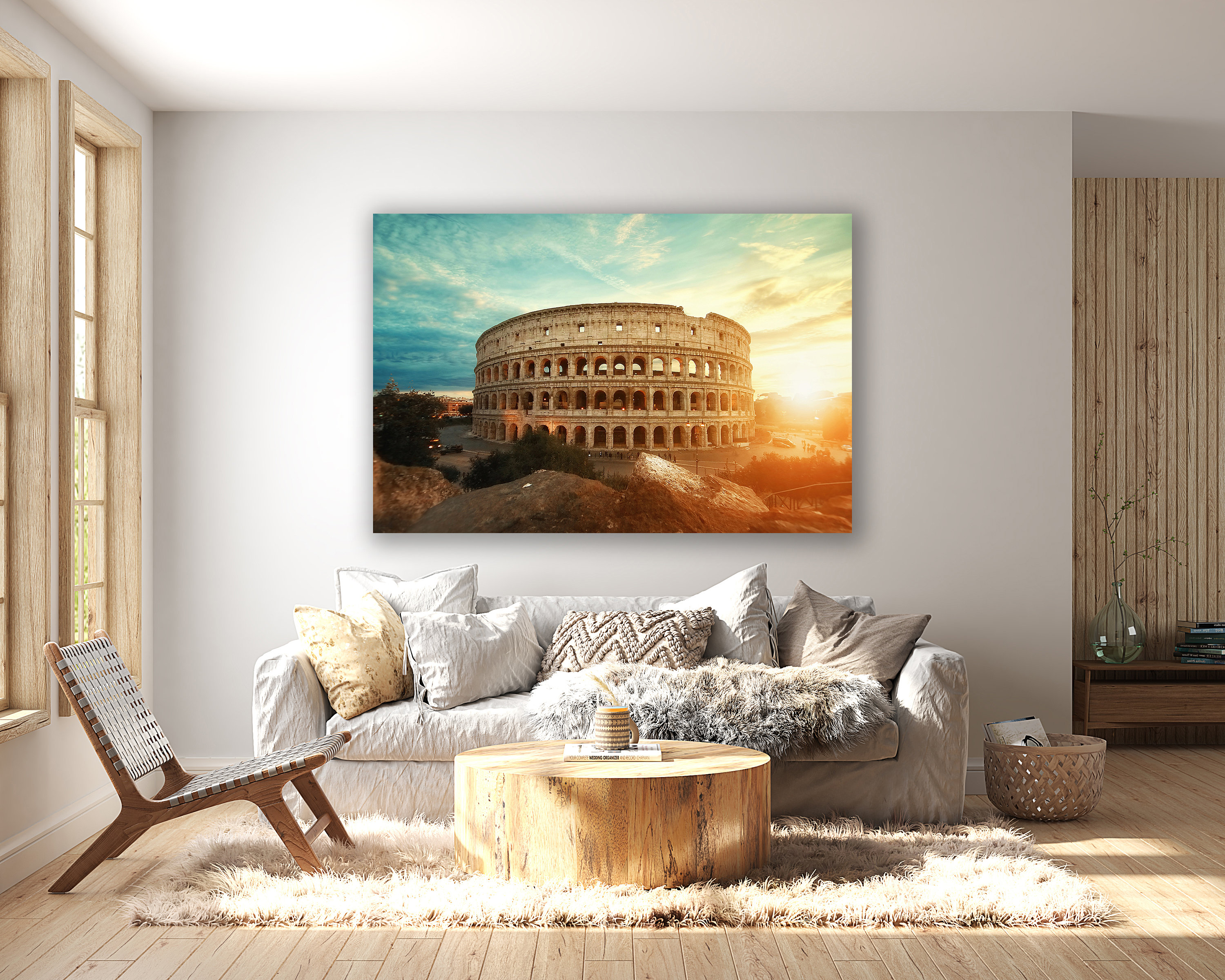 Colosseum Wall Decor, Famous Architecture Wall Print, Landscape Wall ...
