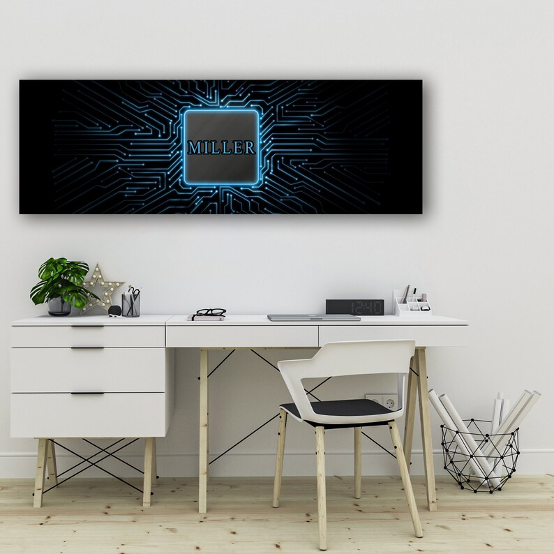 Custom Circuit Board, Personalized Circuit Wall Art, Computer Science ...