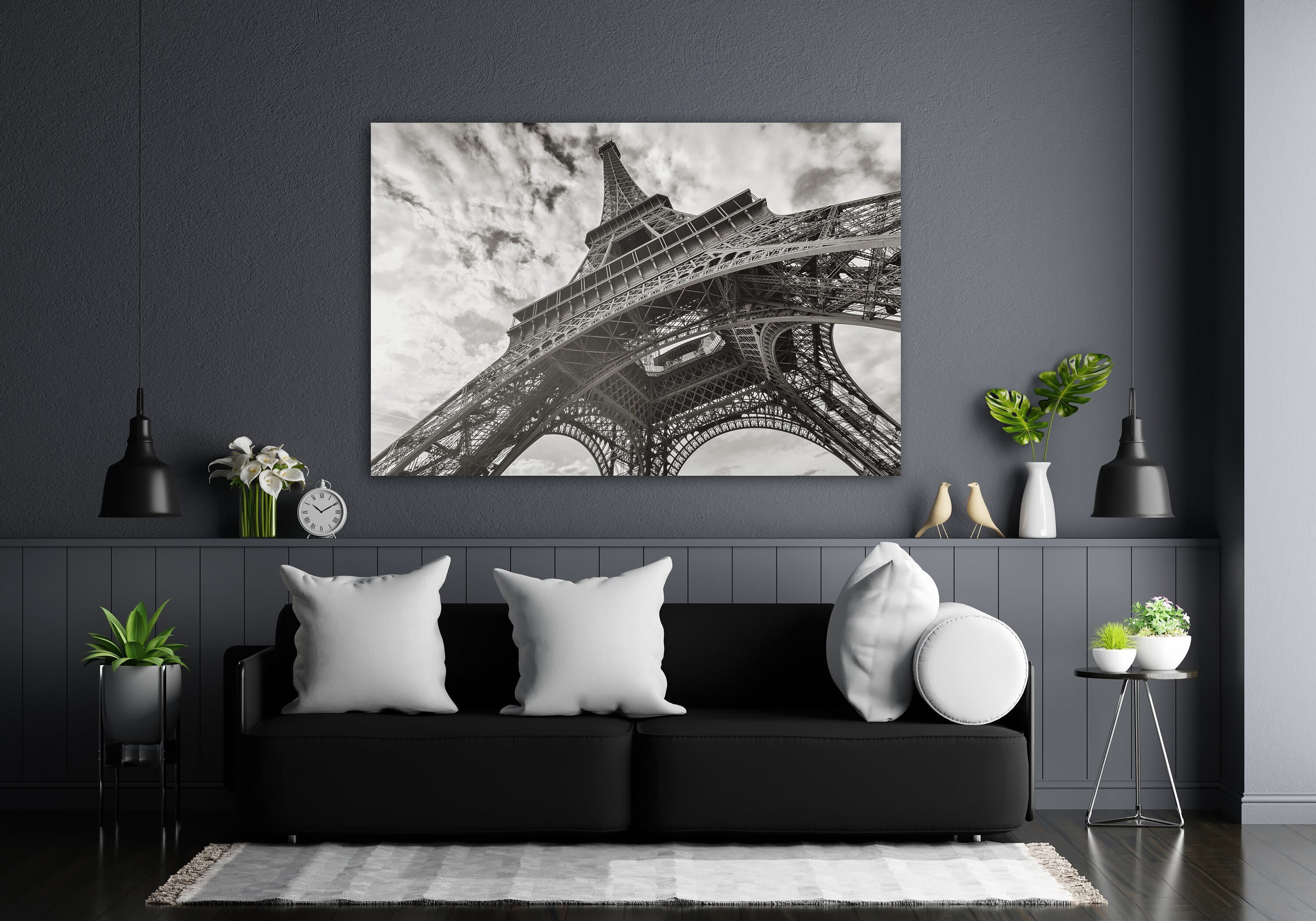 Eiffel Tower Paris, Modern Architecture Wall Art, Eiffel Tower Wall Art ...