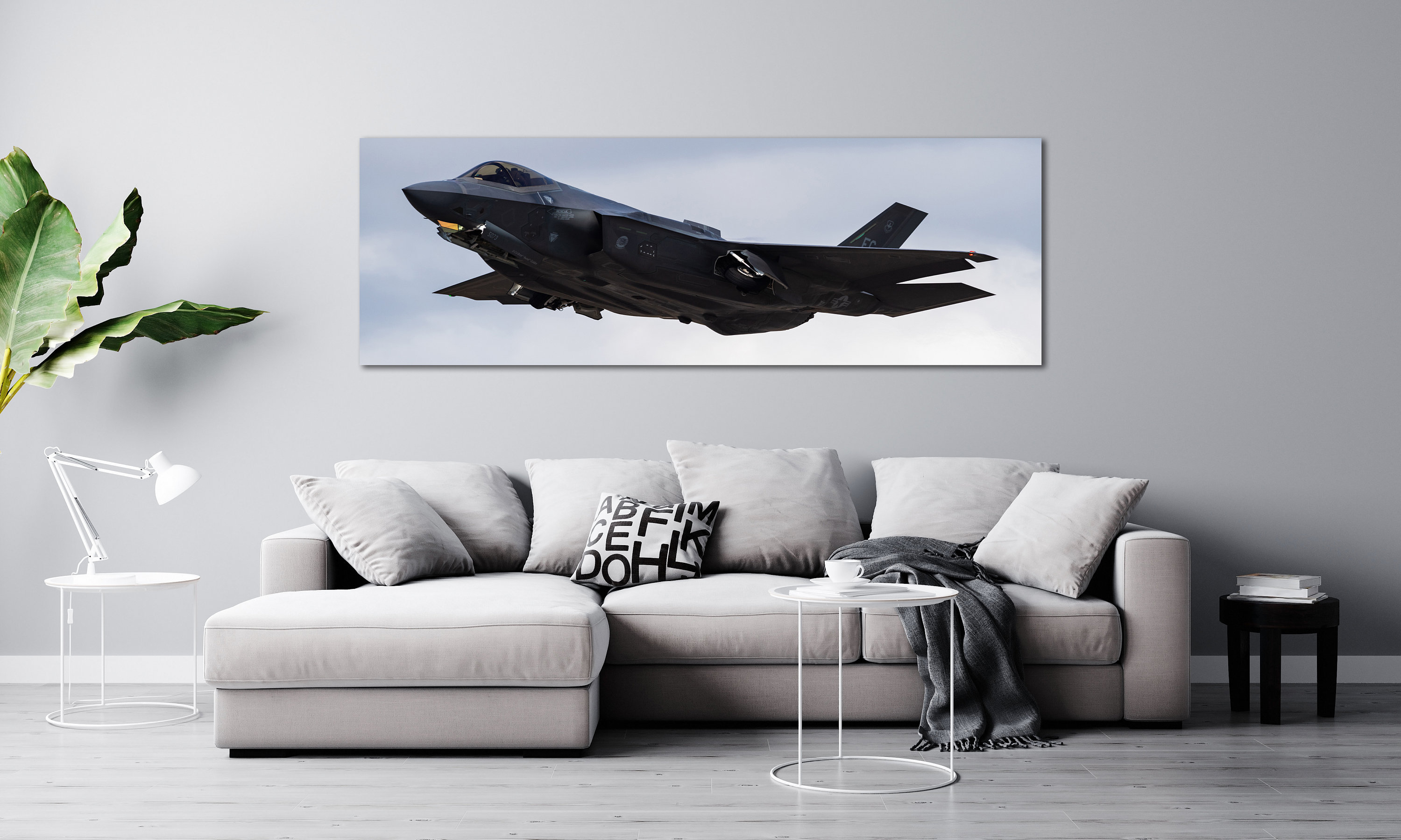 F35 Fighter Jet Wall Decor, F-35 Canvas Print, Military Gift, Gift for ...