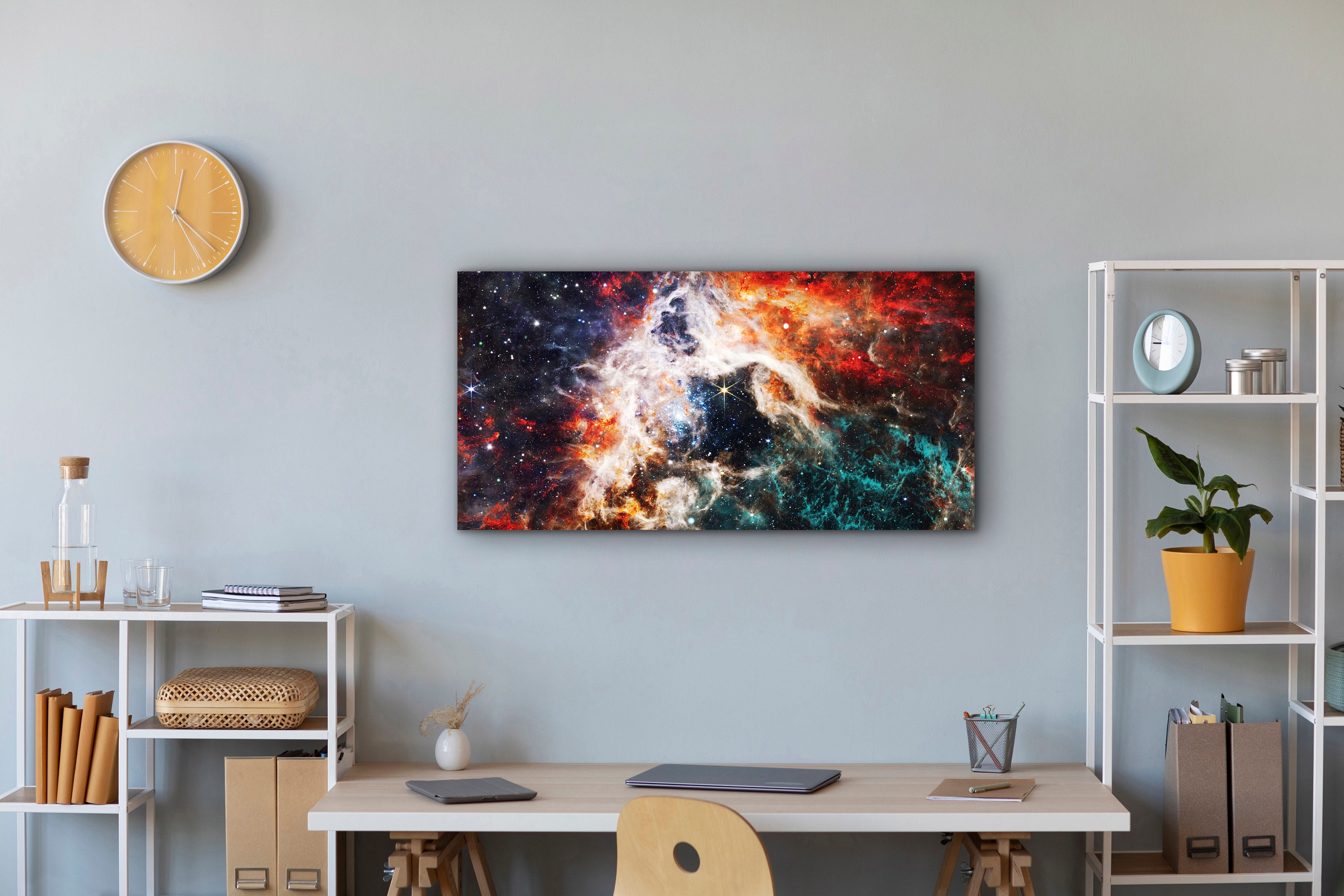Tarantula Nebula Wall Decor, Nasa Webb Wall Art, Cosmic Cliffs & Stars ...