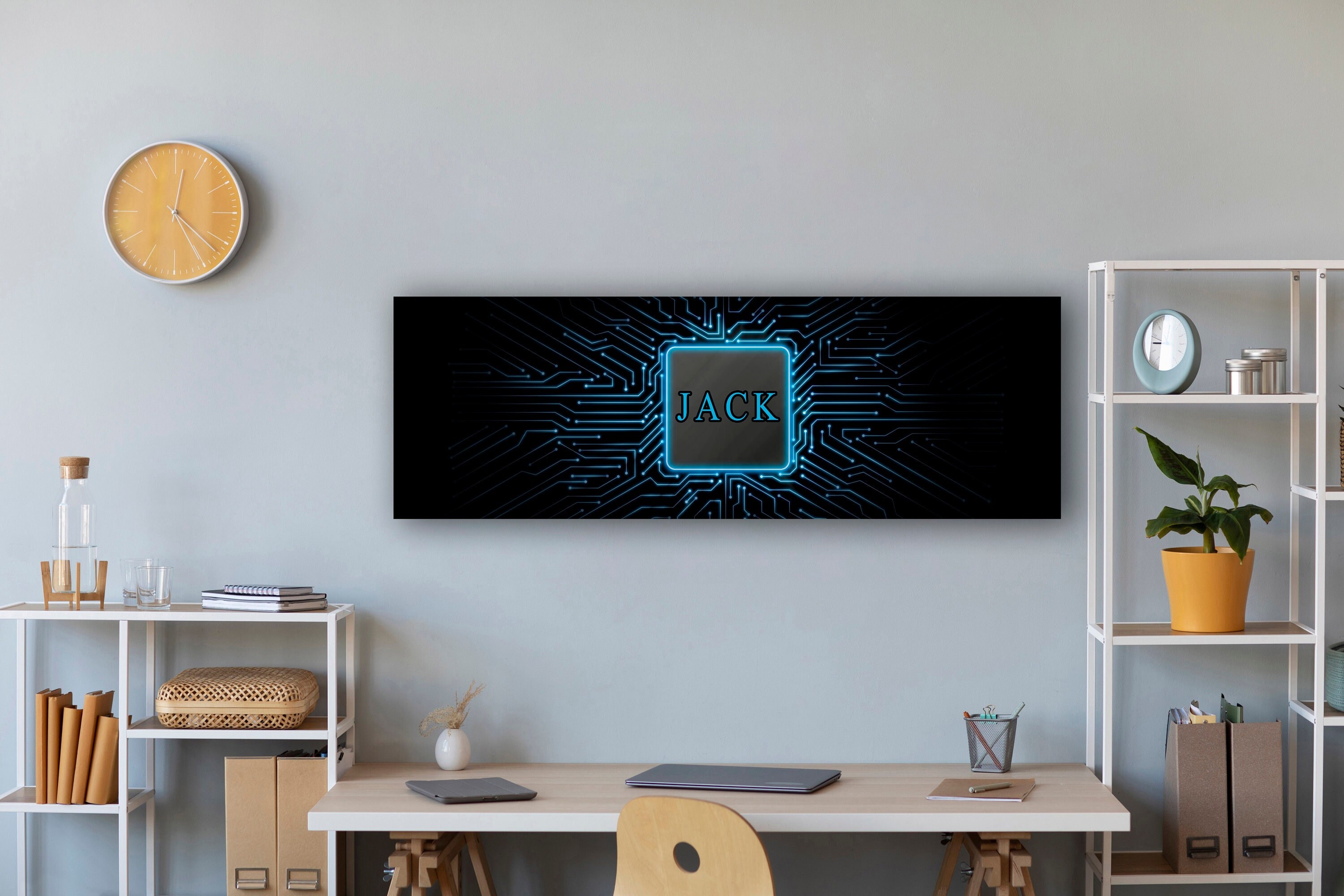 Custom Circuit Board, Personalized Circuit Wall Art, Computer Science ...