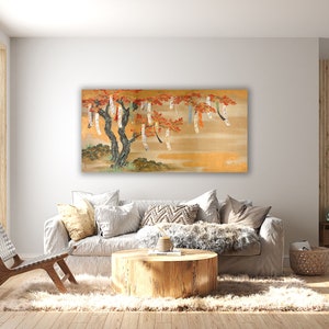 Japanese Wish Tree, Japanese Wall Art, Japanese Art, Japanese, Vintage ...