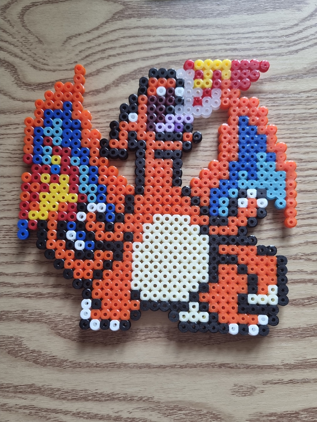 Pokemon/charizard/hama Beads - Etsy UK