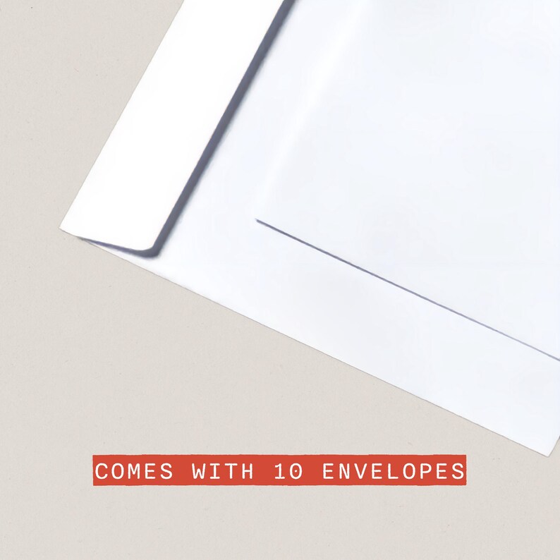 Official Instrument Art Cards Pack of 10 With Envelopes Ink Sketch Man ...