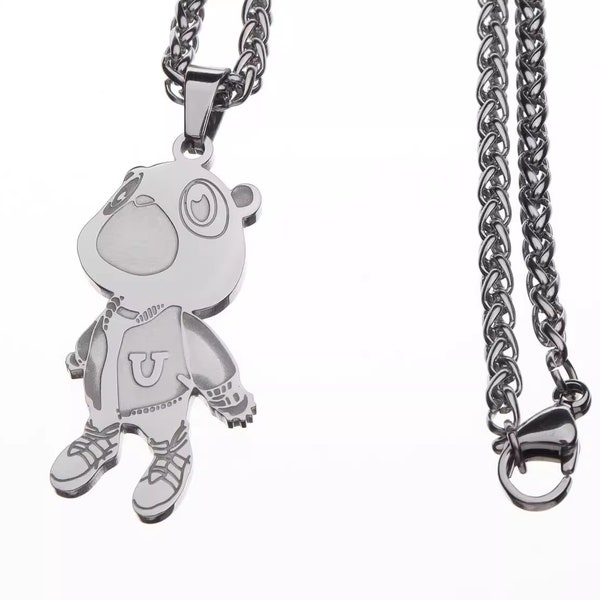 Kanye Graduation Bear Necklace - Etsy