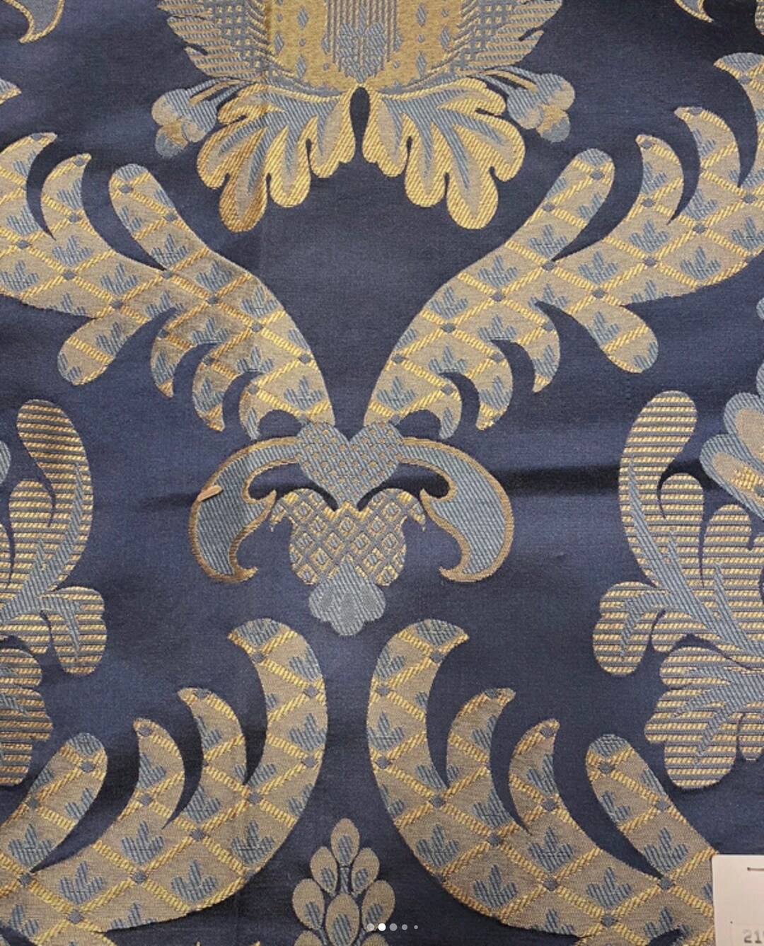 Rubelli Fabric Damasco Silk Sofa Chair - Etsy