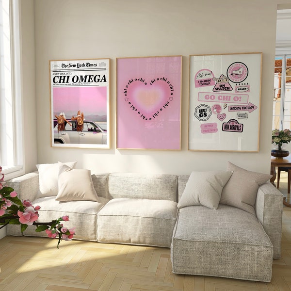 Chi Omega Decor - Etsy