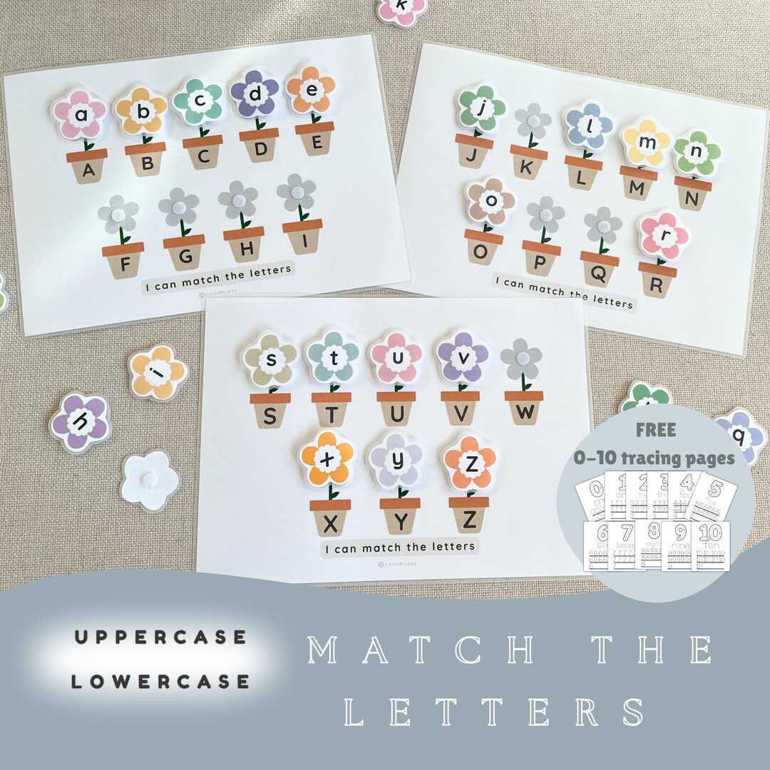 Alphabet Letter Matching Printable - Uppercase Lowercase Activity ...