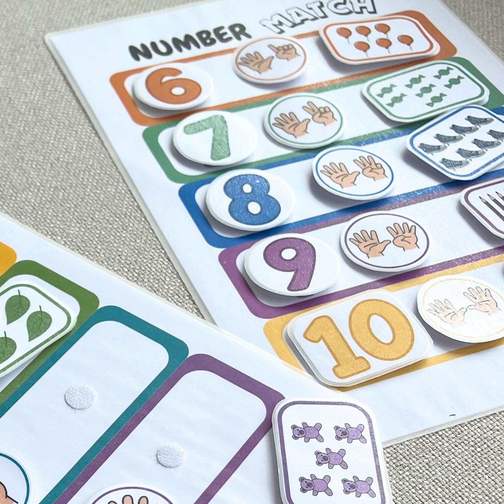 Learn to Count Printable | Montessori Counting Activity 1–10 | Number ...