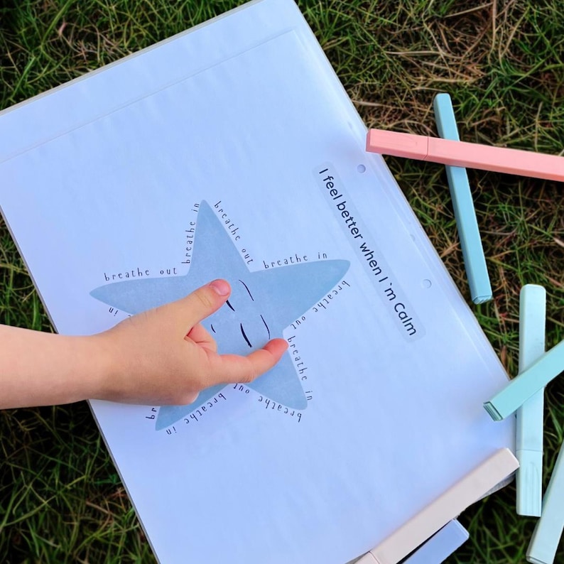 Calm Down Toolkit for Toddlers | Printable Emotion Regulation Workbook ...