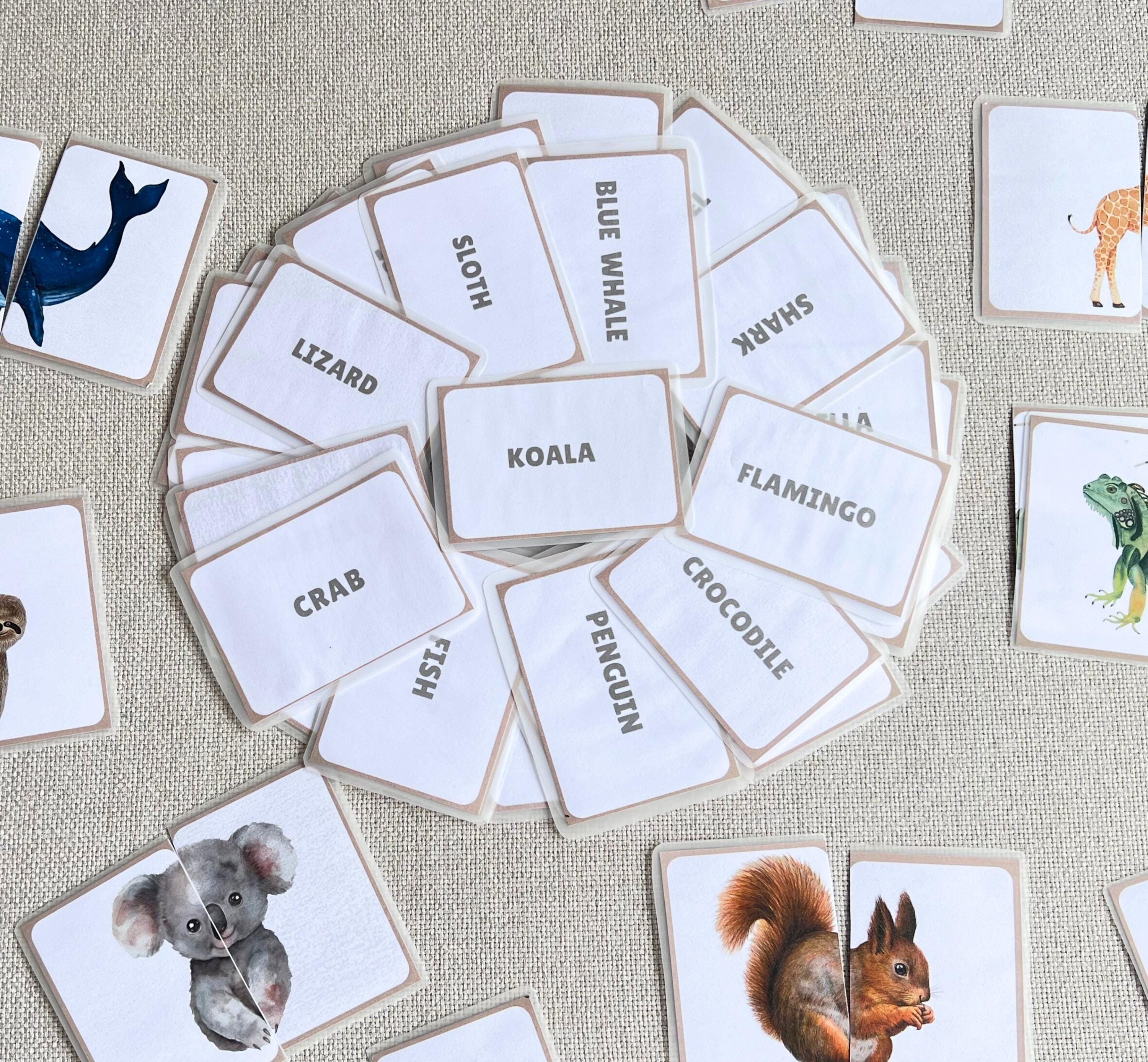 Animal Matching Cards | Toddler Printable Activity | Preschool and ...