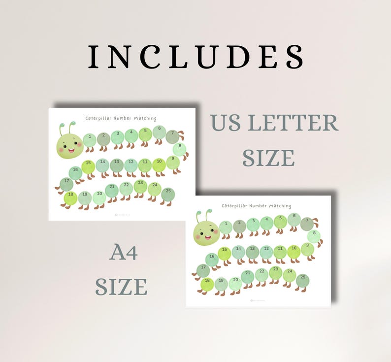 Learn to Count Printable Activity for Preschool Toddler Classroom and ...