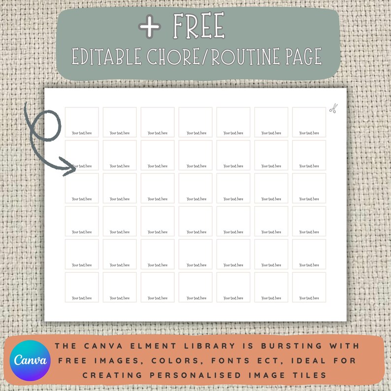 Kids Daily Routine Chore Charts Printable | Morning Afternoon Evening ...