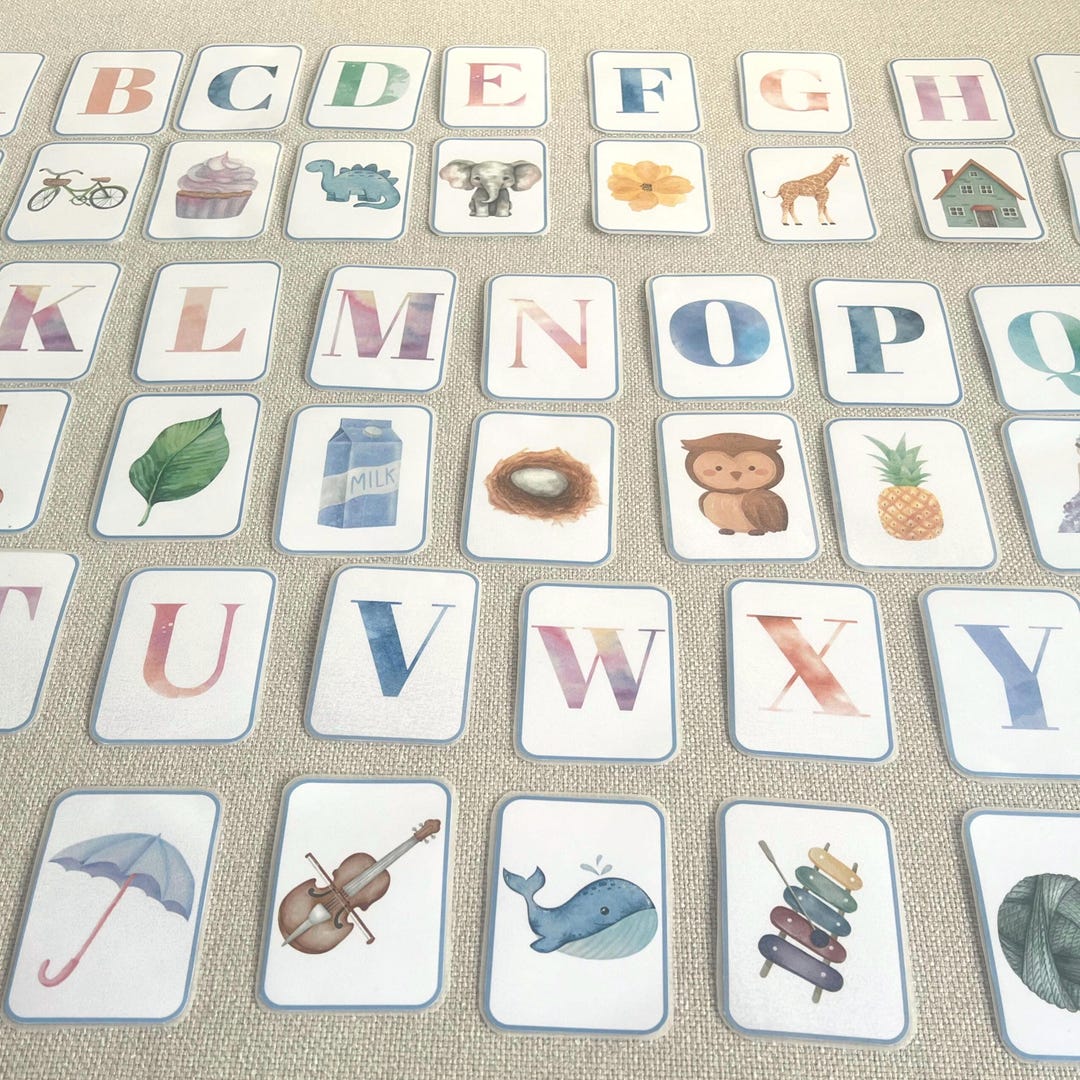 Alphabet Flashcards for Toddlers | ABC Matching Game | Preschool ...