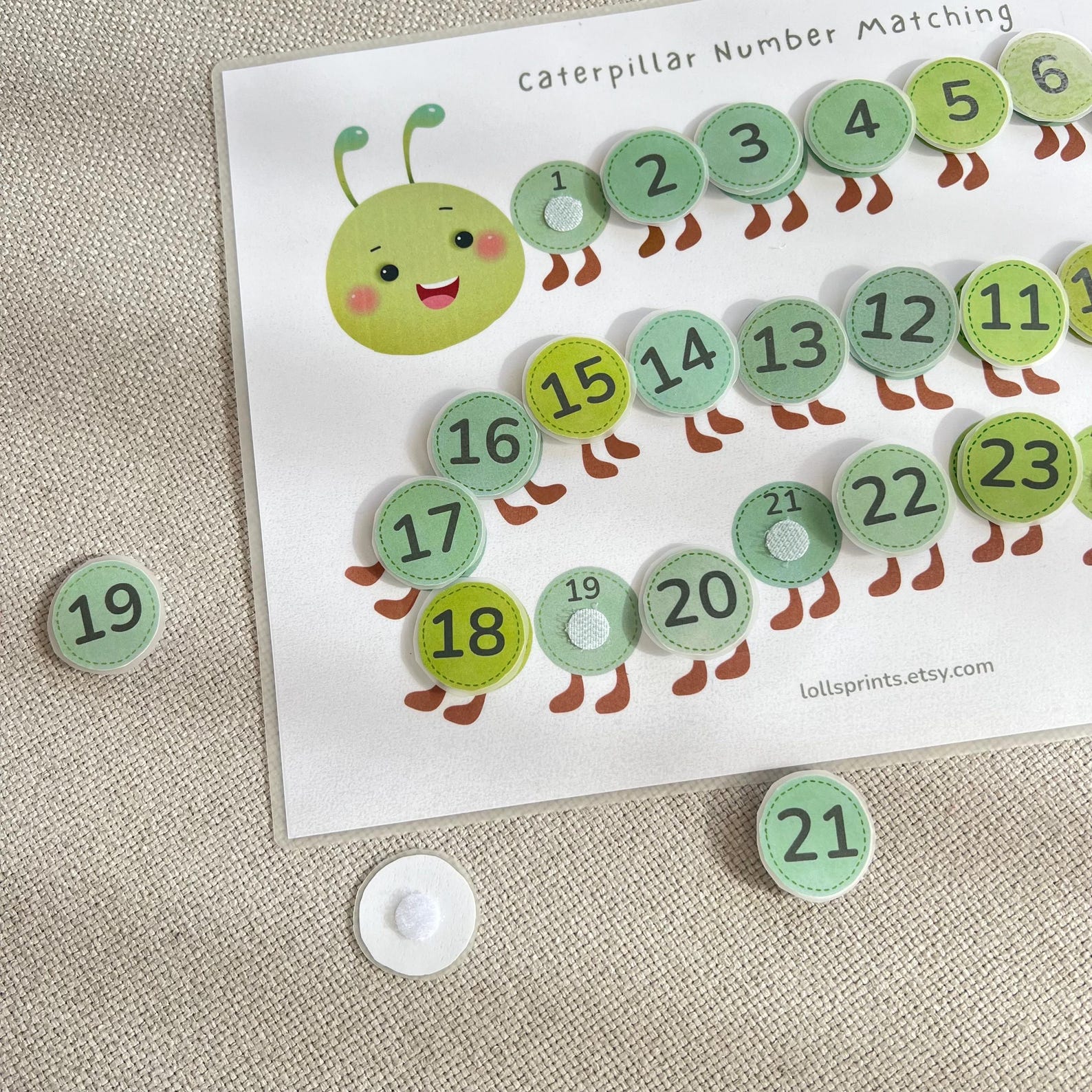 Learn to Count Printable Activity for Preschool Toddler Classroom and ...