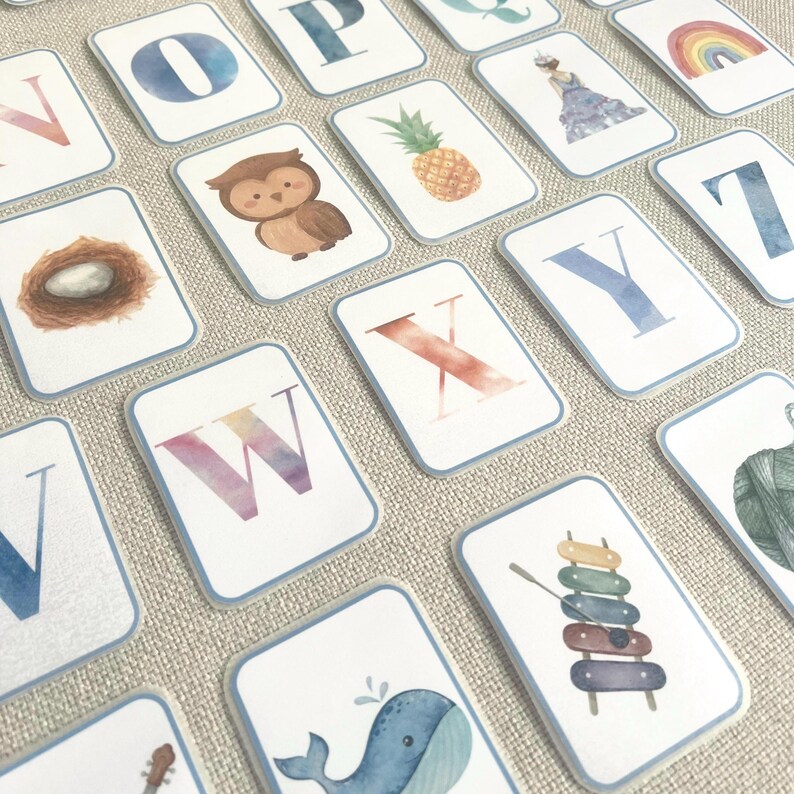 Alphabet Flashcards for Toddlers | ABC Matching Game | Preschool ...