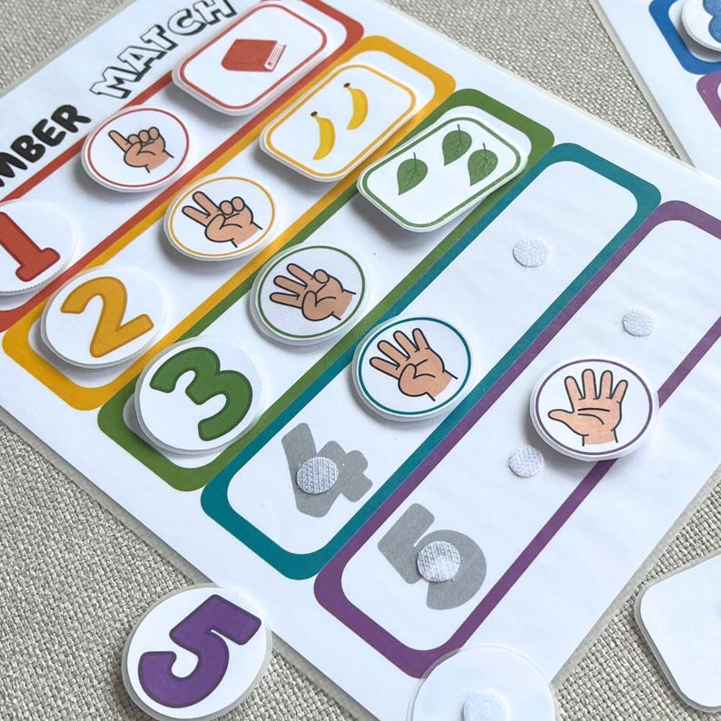 Counting Toddler Activity, Preschool Math, Learn to Count, Preschool ...