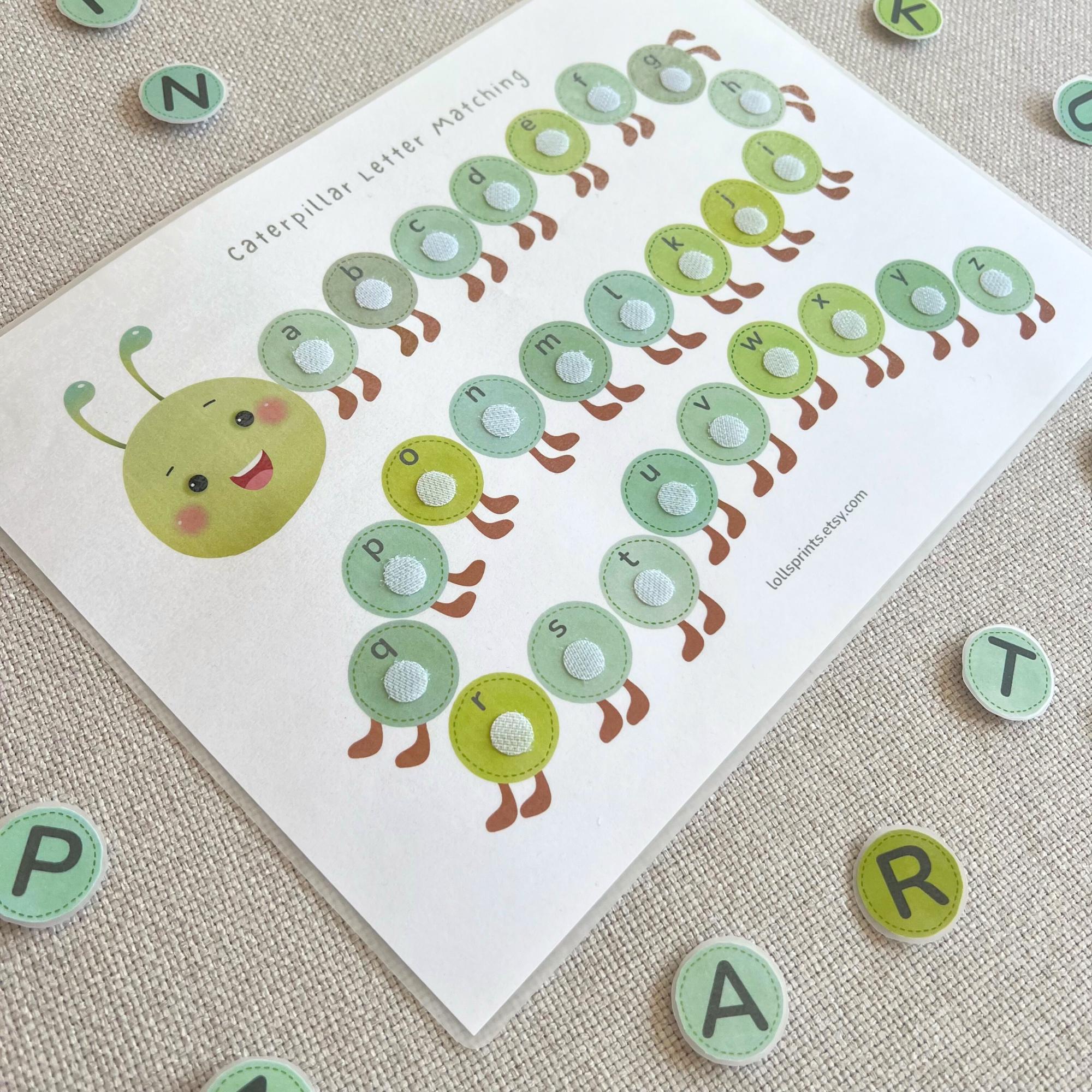 Letter Matching Activity, Uppercase Lowercase Printable, Toddler ...