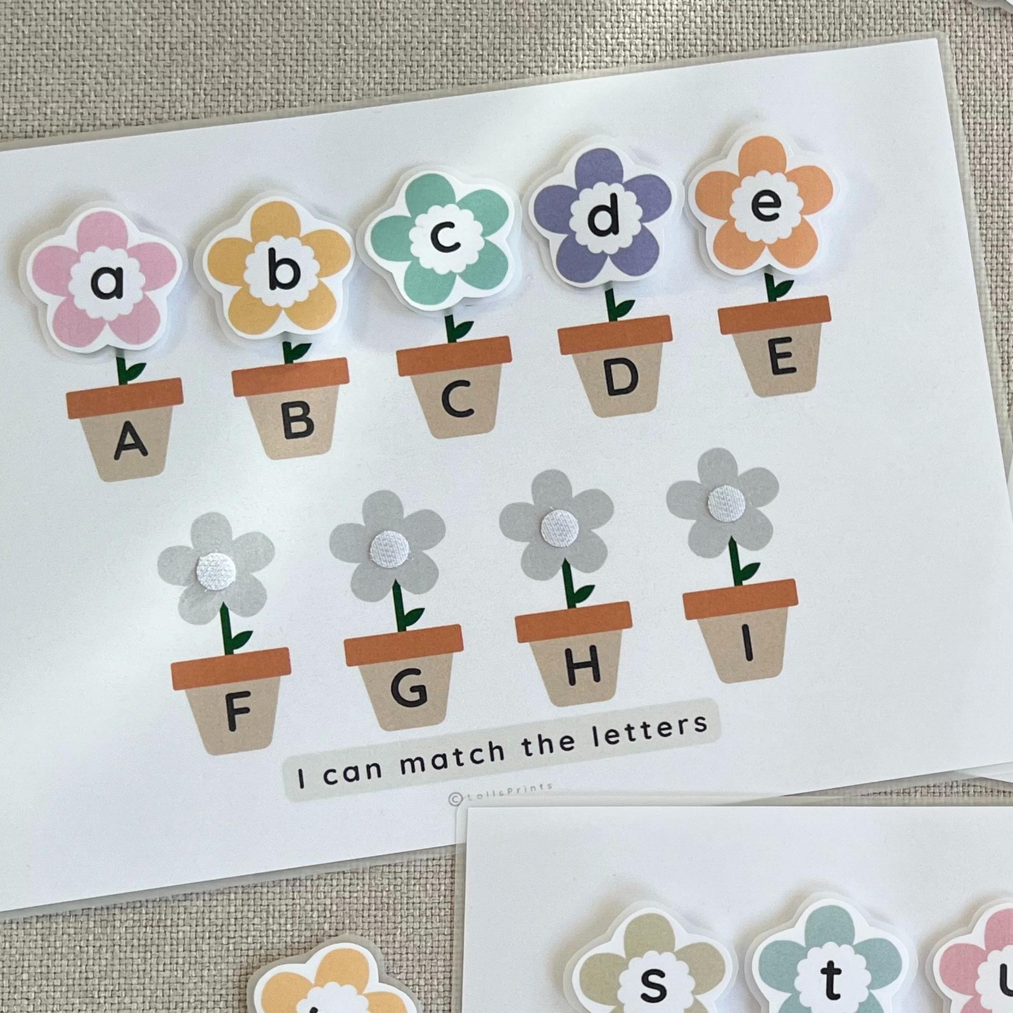 Alphabet Letter Matching Printable - Uppercase Lowercase Activity ...
