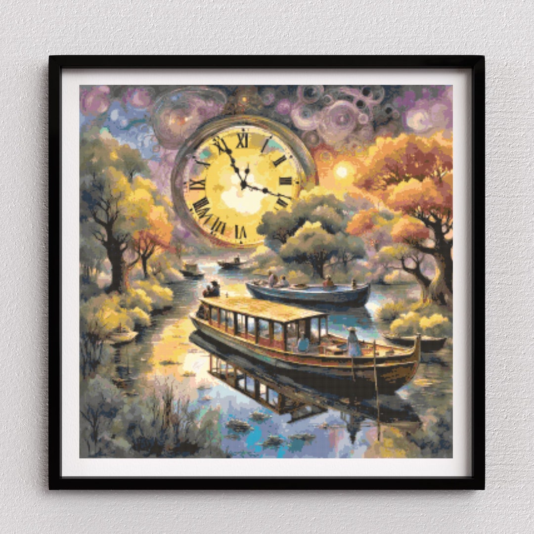 Time Warp, Counted Cross Stitch Patterns, Full Coverage, Printable ...