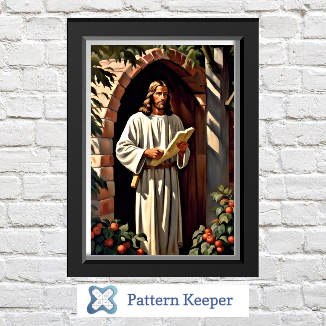Jesus, Jesus Cross Stitch Chart, Religious Cross Stitch Pattern ...