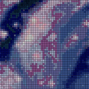 Starry Night 7, Cross Stitch Chart Starry Night, Printable DIY Pattern ...
