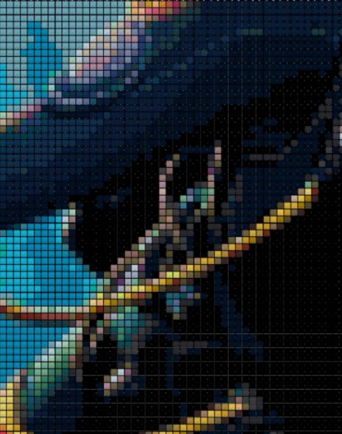 Diver 2, Ocean Scuba Diver Cross Stitch Design, Underwater Needlepoint ...