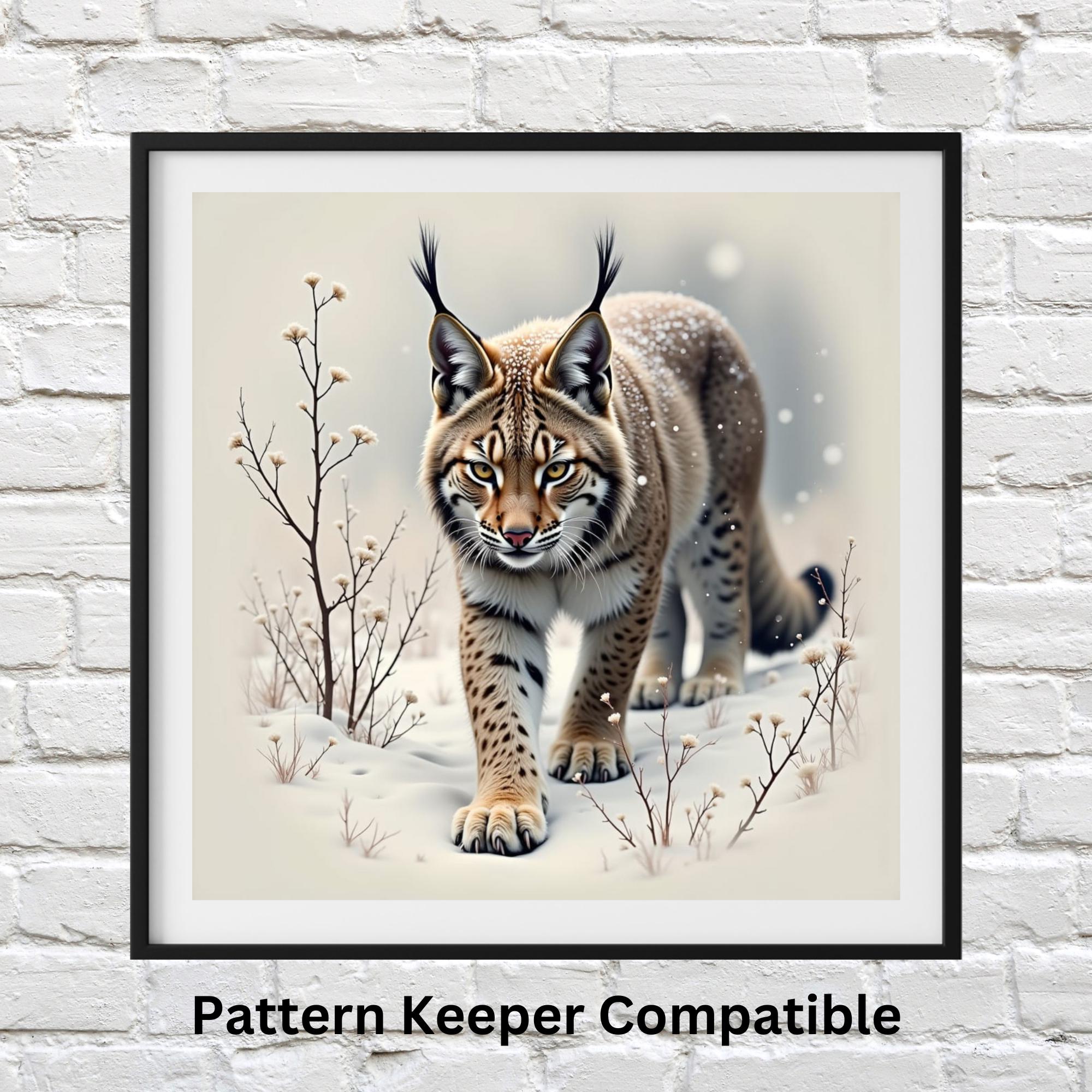 Bobcat 6, Bobcat Cross Stitch Design, Animal Lovers Embroidery Pattern ...