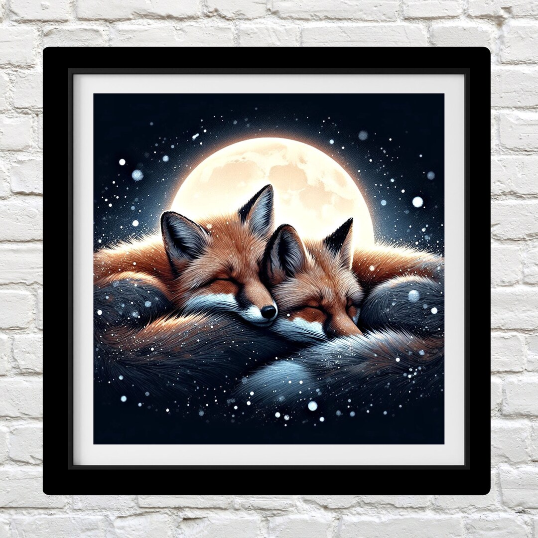 Fabulous Foxes, Fox Cross Stitch Pattern, Cuddle Fox Design, Printable ...