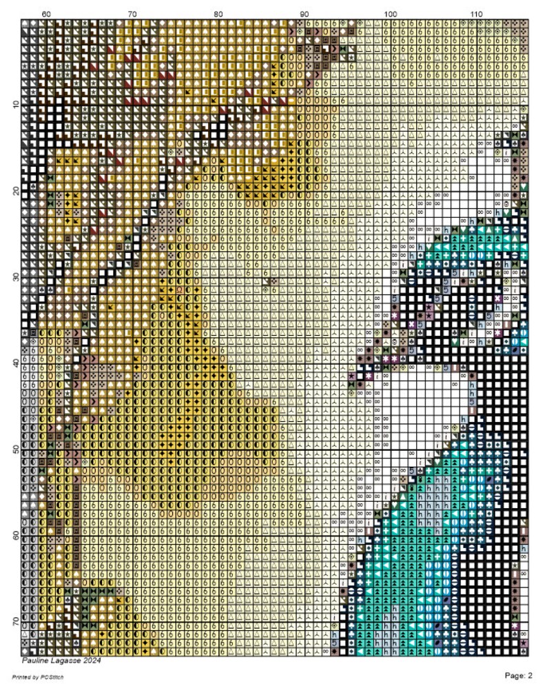 Adorned Peacock, Counted Cross Stitch Patterns, Full Coverage ...