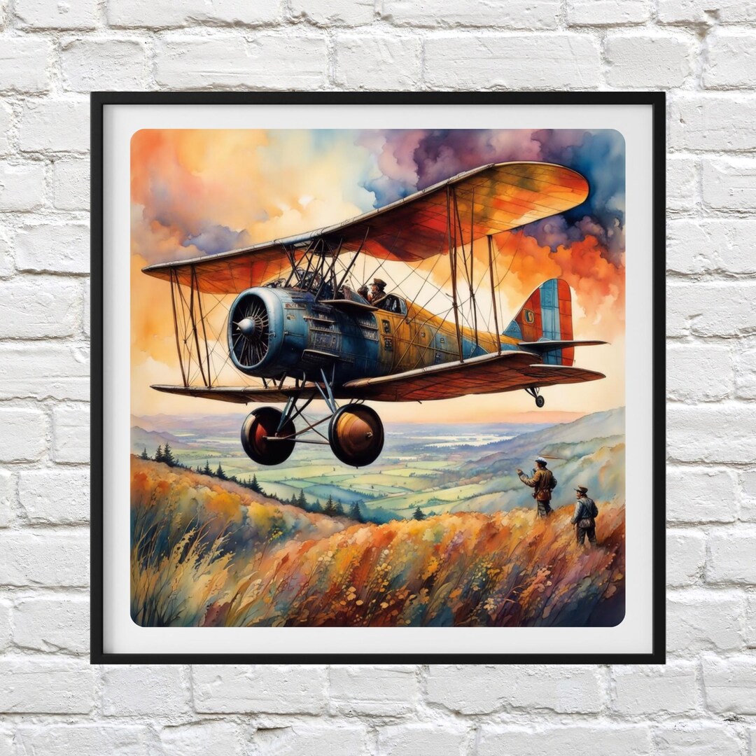 1800'S Plane, Old Plane Cross Stitch Chart, Vintage Aircraft Embroidery ...