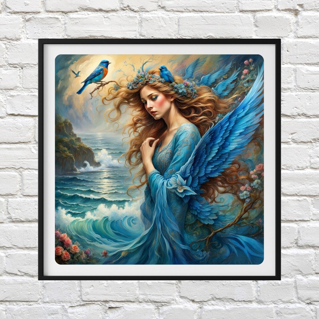 Bluebird Beauty Cross Stitch Chart: Bird Embroidery (PDF Pattern) - Etsy