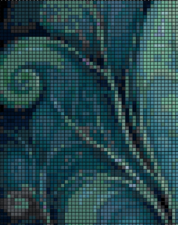 Abstract Bird , Counted Cross Stitch Patterns Printable Chart PDF ...