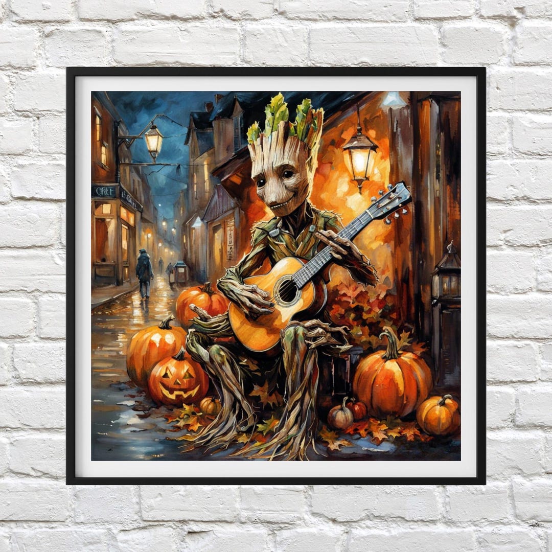 Musical Groot,groot Cross Stitch Printable Chart, Easy Stitching Guide ...