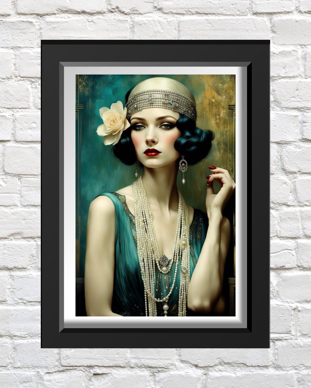 Flapper Girl, Art Deco Flapper Girl Cross Stitch Chart, Roaring 20s ...