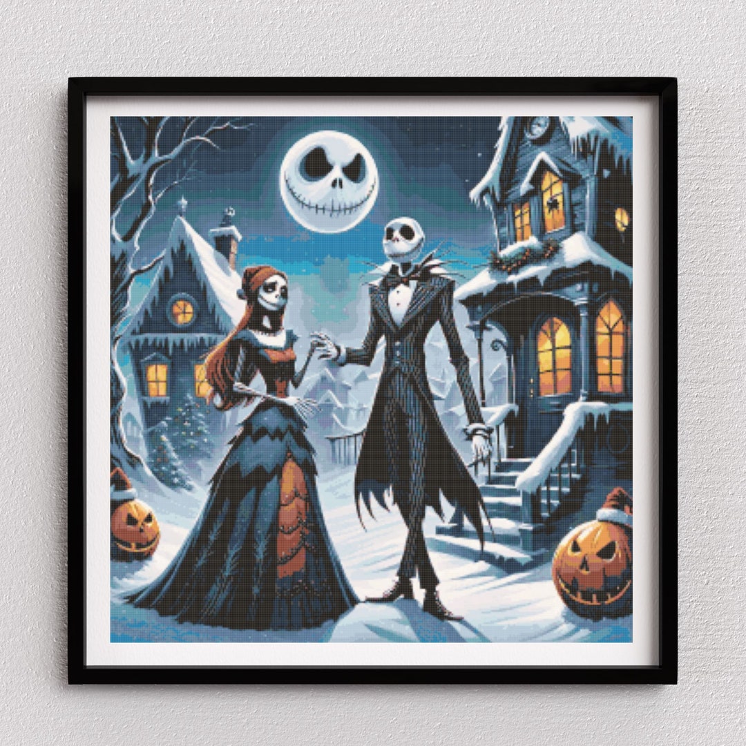 Sally & Jack 3, Counted Cross Stitch Patterns, Full Coverage, Printable ...