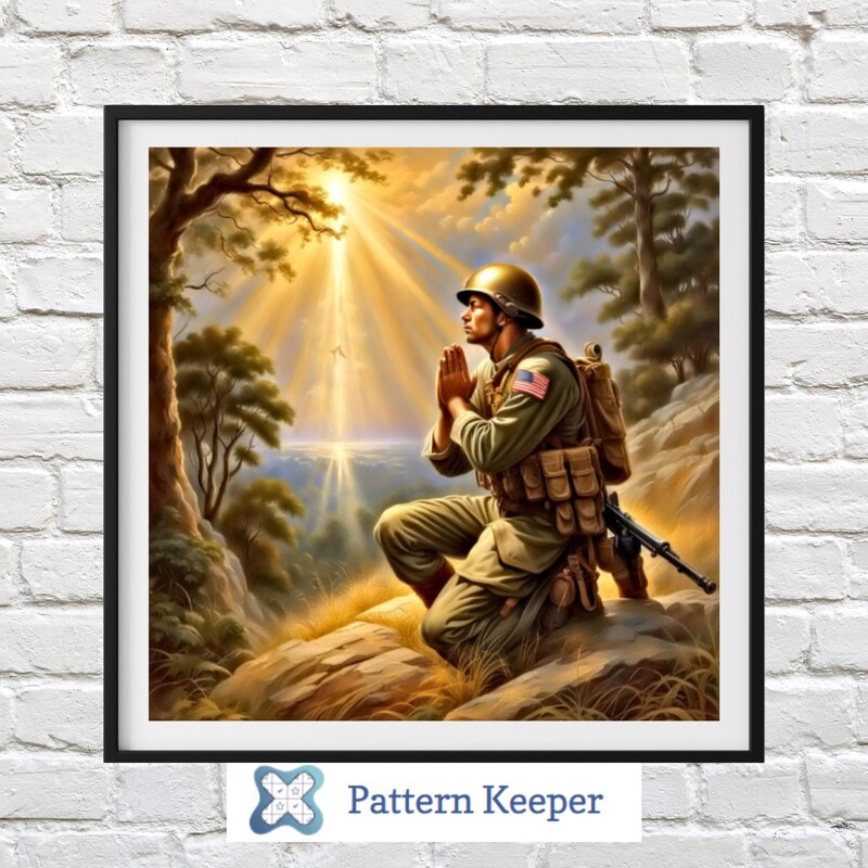 Army Cross Stitch - Etsy